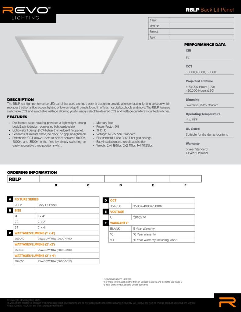 RBLP - REVO Lighting
