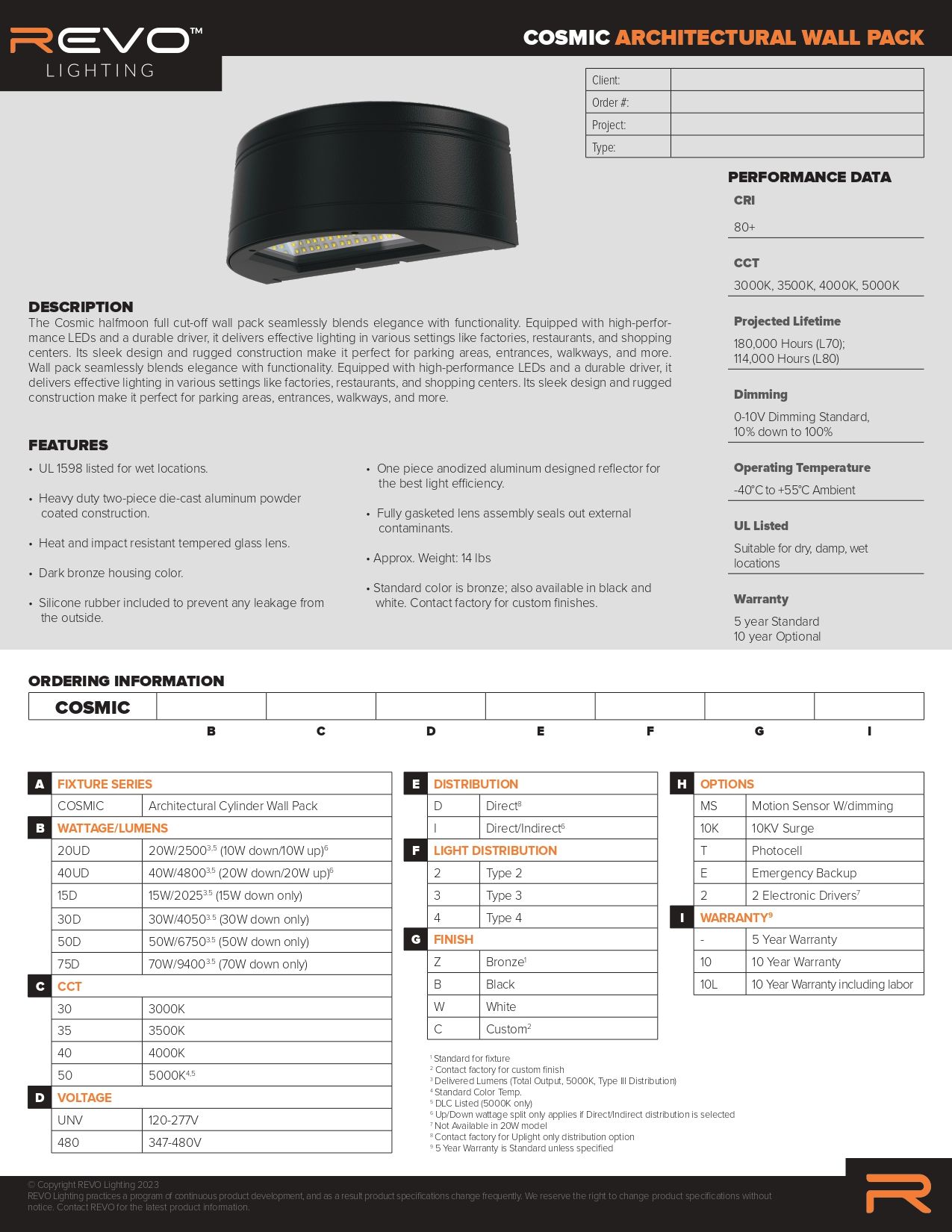 Cosmic - REVO Lighting