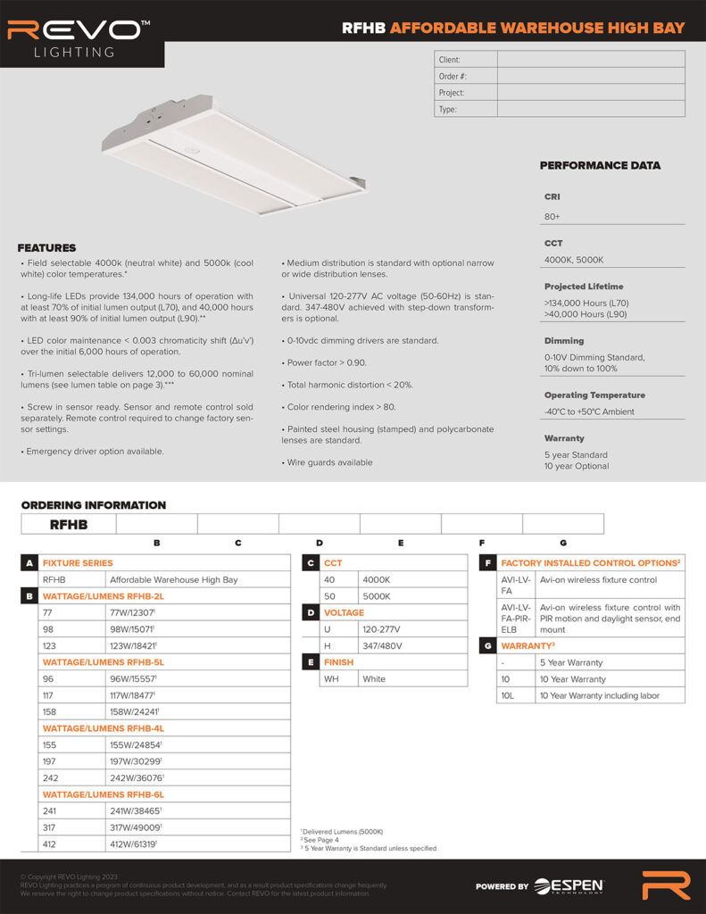 RFHB - REVO Lighting