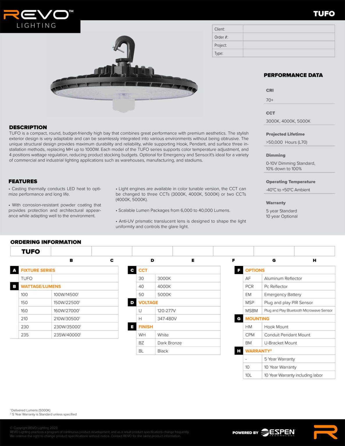 TUFO - REVO Lighting